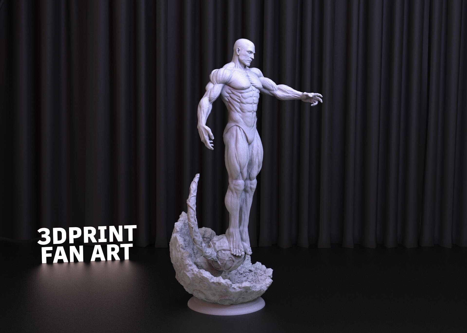 Doctor Manhattan Stl File for 3D Printer Design, DC Design, 3D Model ...