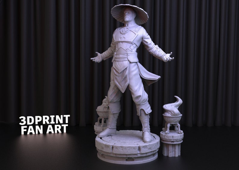 Raiden Mortal Combat STL File, 3D Movie Printed STL, Downloadable ...