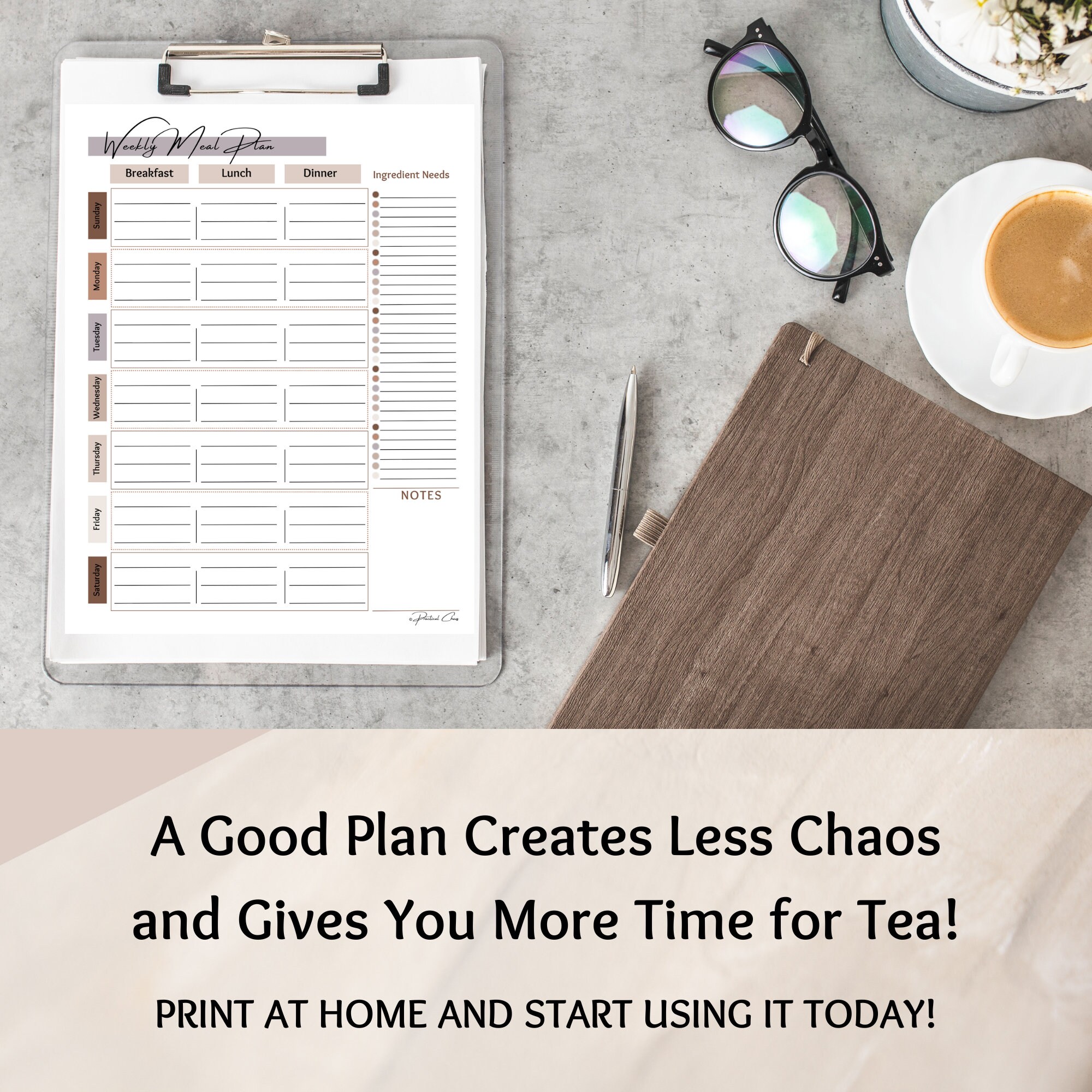 Meal Planner Bundle, Weekly Meal Plan, Grocery List, Dinner Menu, Menu ...