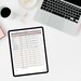 Monthly & Bi-weekly Bill Tracker, Neutral Color Scheme, Monthly Bill ...