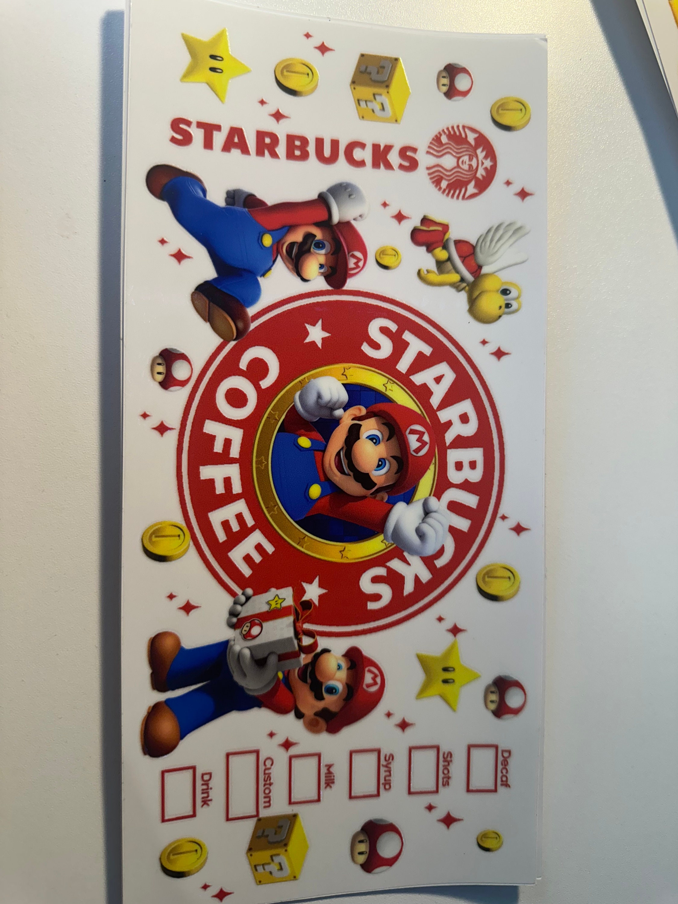 Super Mario Snow Globe Cups - Etsy