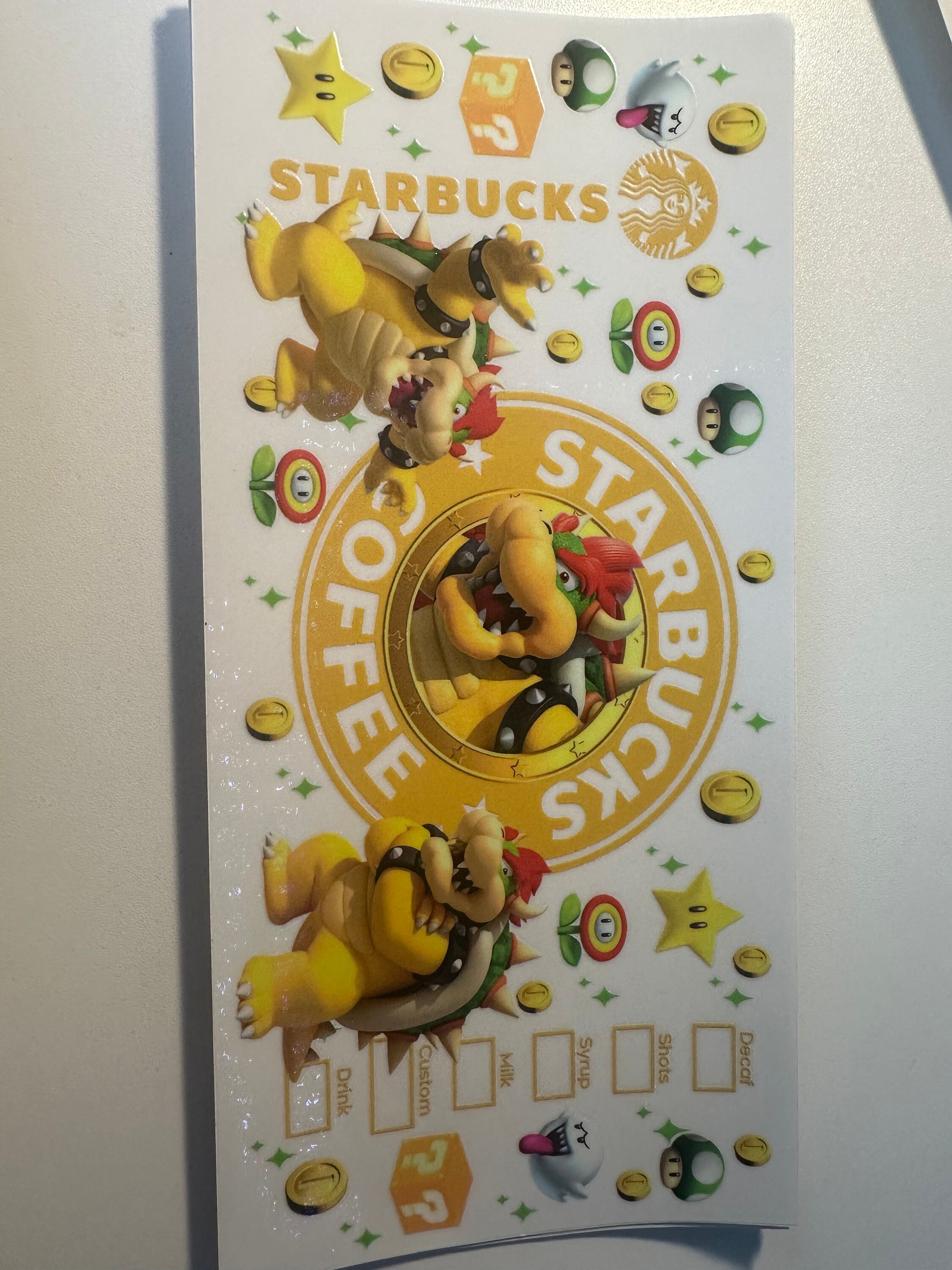 Super Mario Snow Globe Cups - Etsy