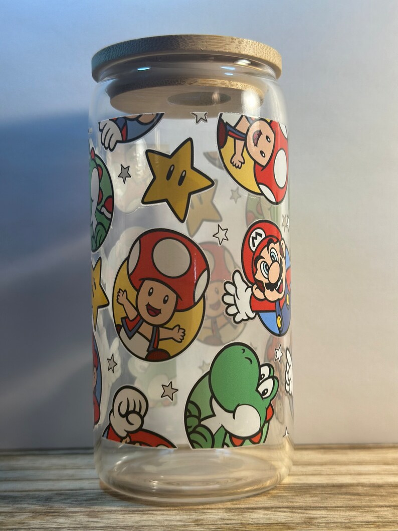 Super Mario Snow Globe Cups - Etsy