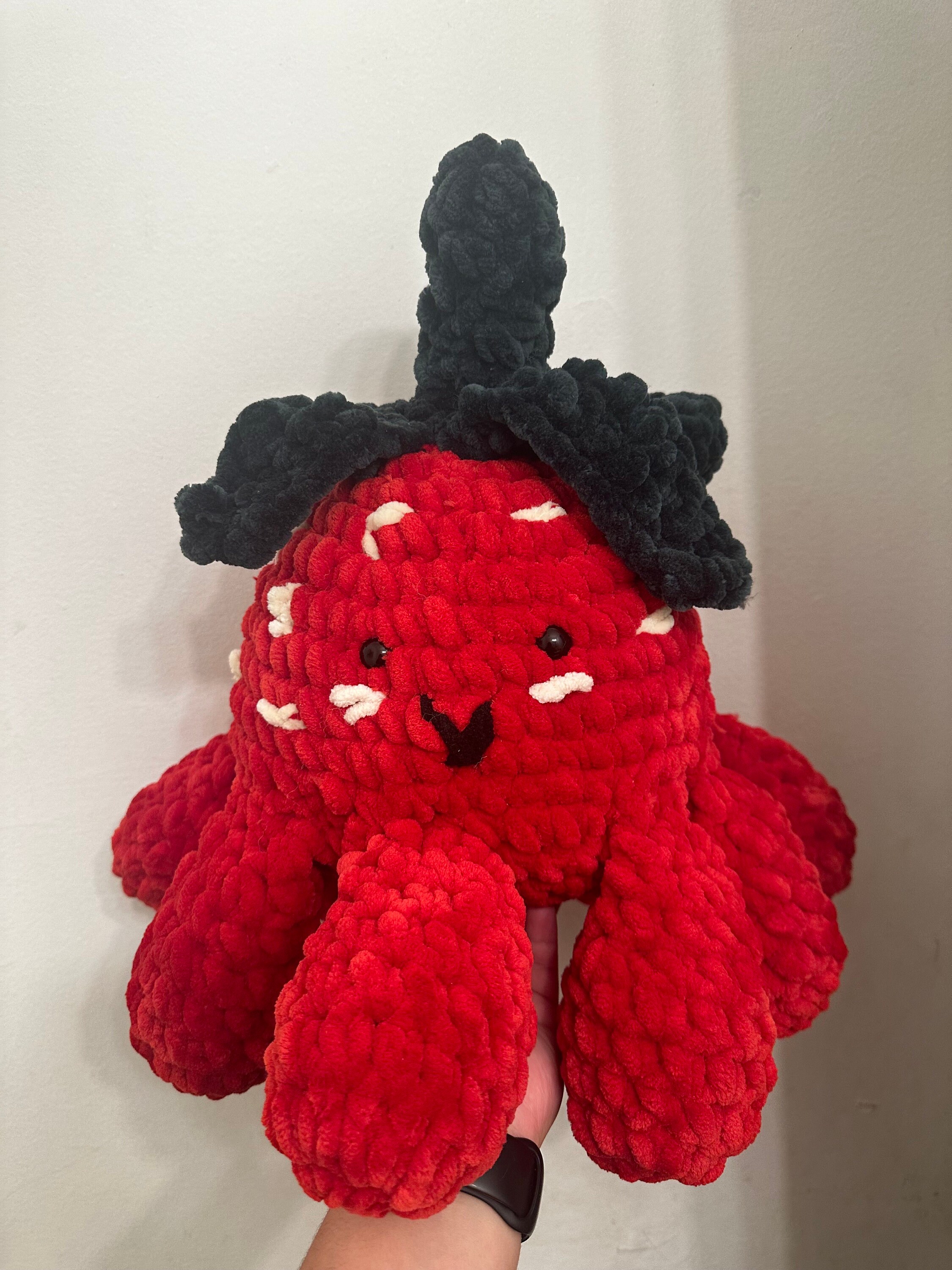 Jumbo Strawberry Octopus - Etsy
