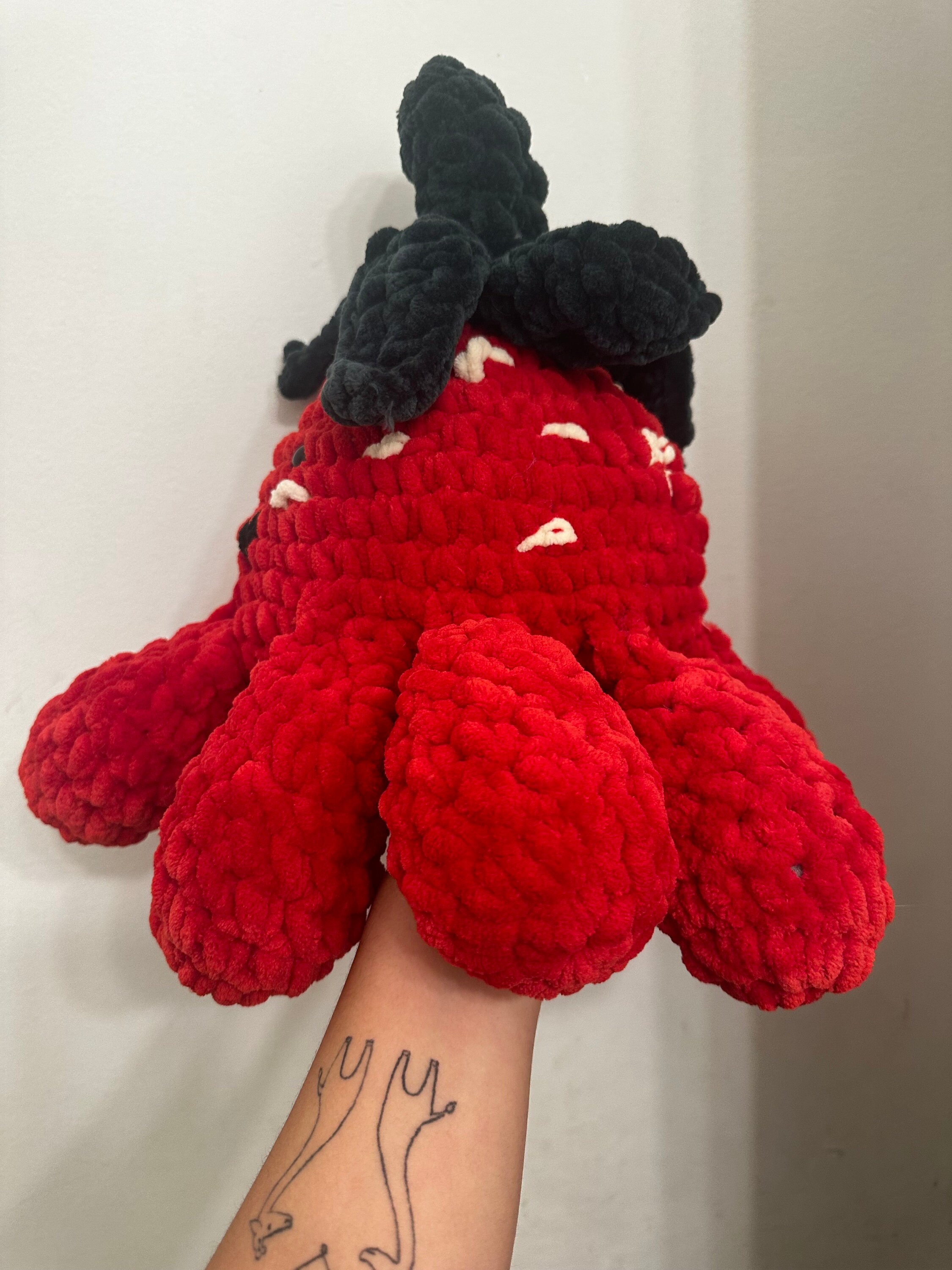 Jumbo Strawberry Octopus - Etsy