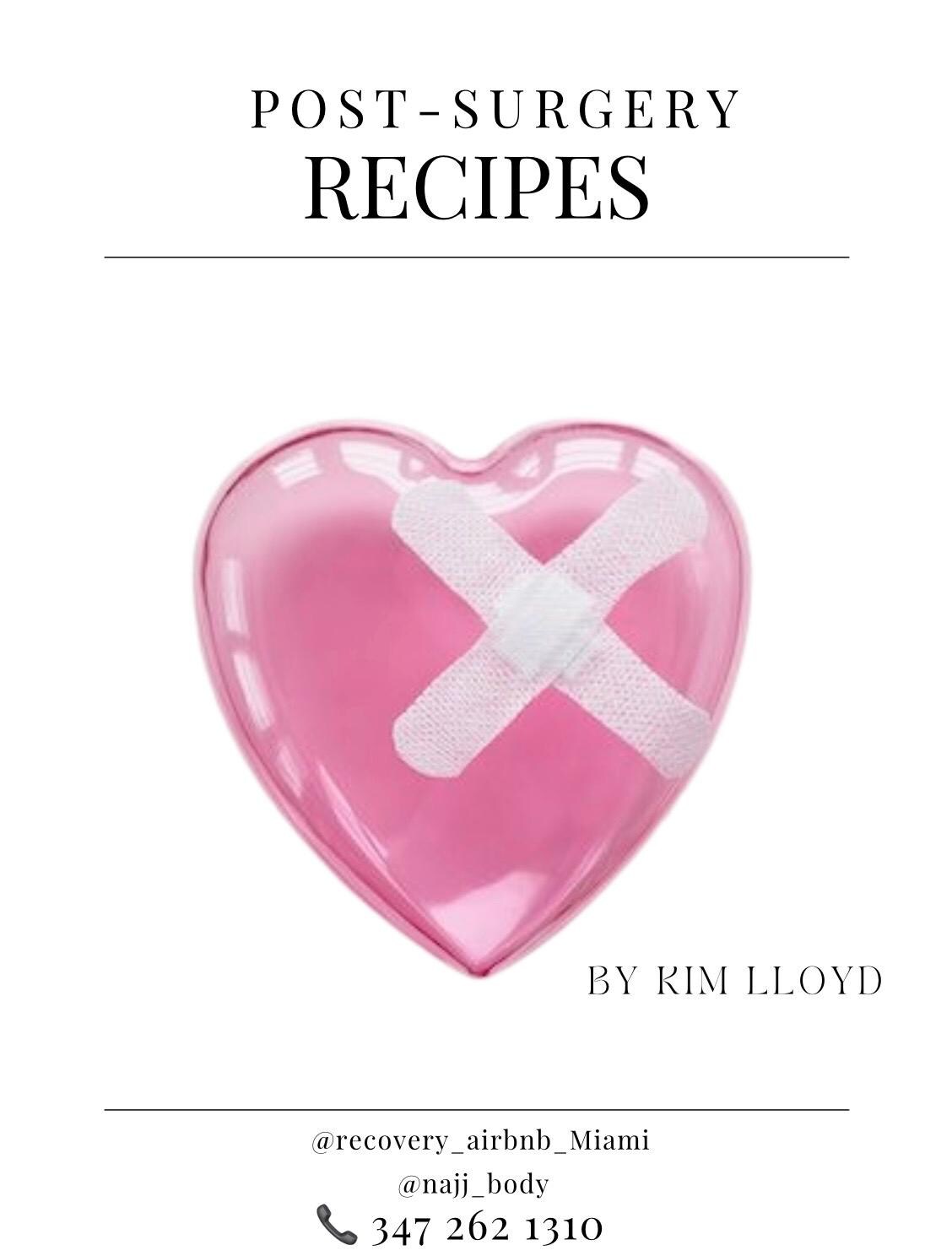 Post-surgery Recipe Guide - Etsy