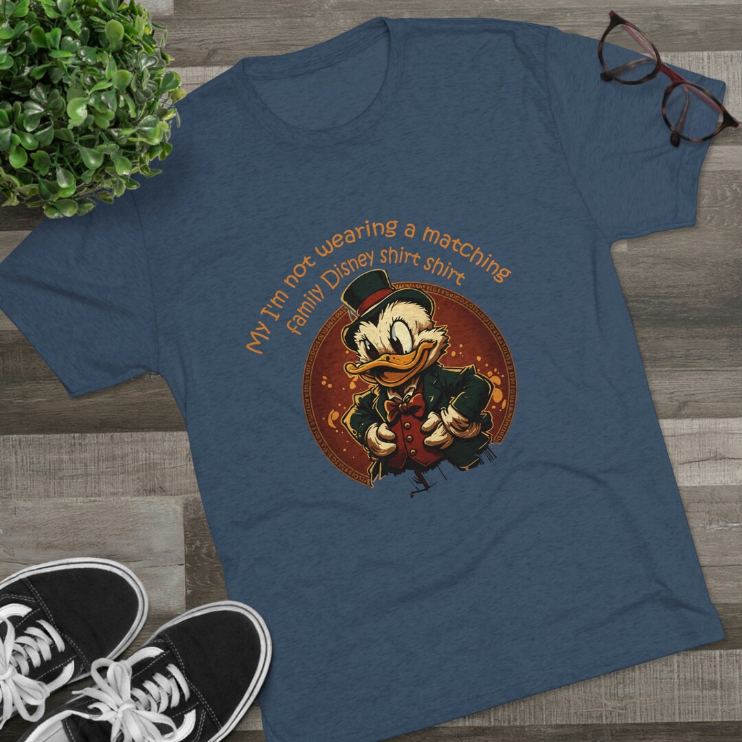 Funny Disney World Not a Disney World Shirt Unisex Tri-blend Crew Tee ...