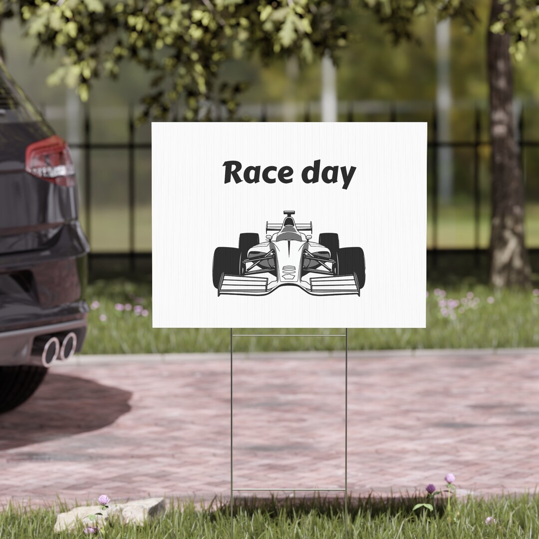 Race Day Indy 500 Yard Sign - Etsy