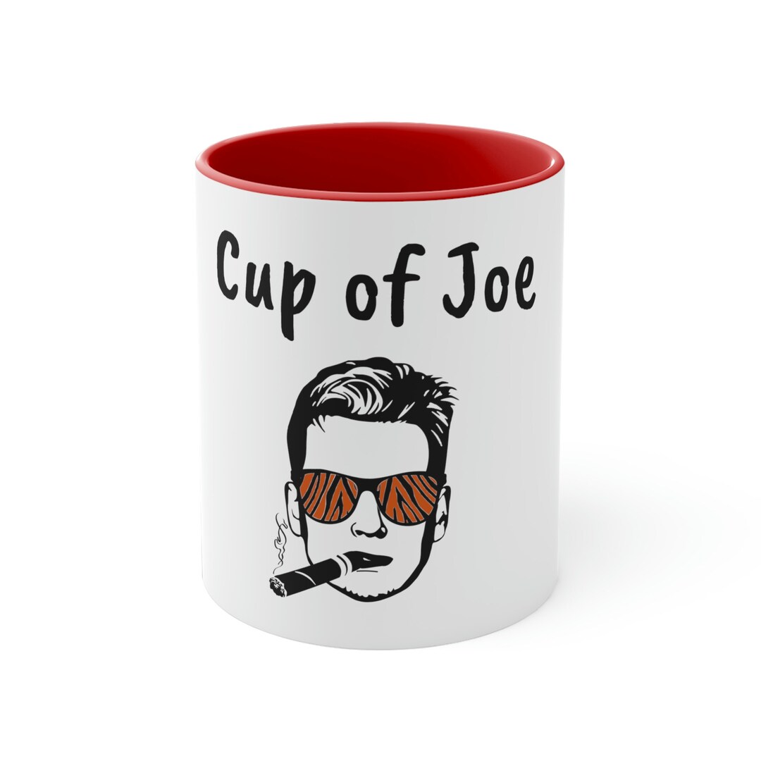 Cup of Joe Burrow Mug, Burrow Fan Football Gift - Accent Coffee Mug ...