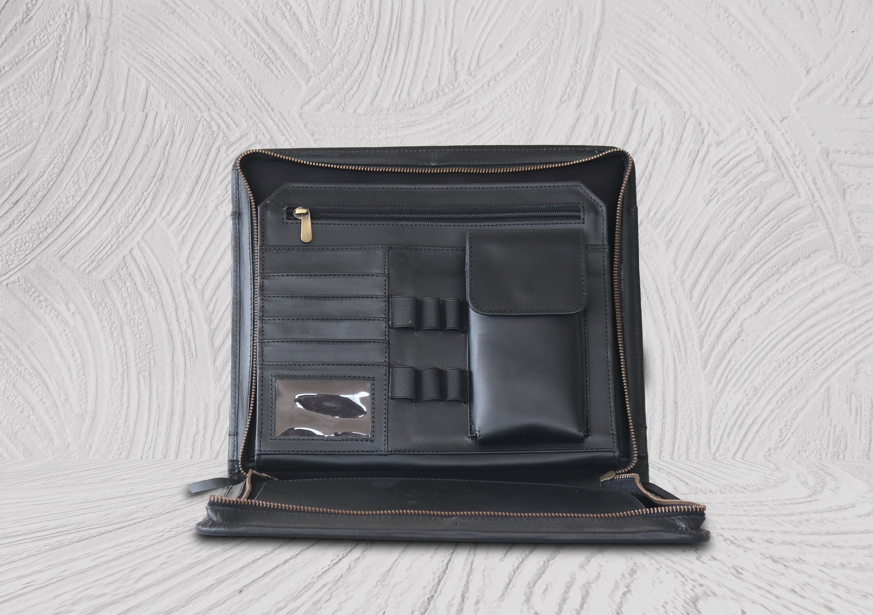 Personalized Leather Portfolio With Police Badge Engraving - Perfect ...