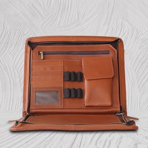 Personalized Leather Portfolio With Police Badge Engraving - Perfect ...