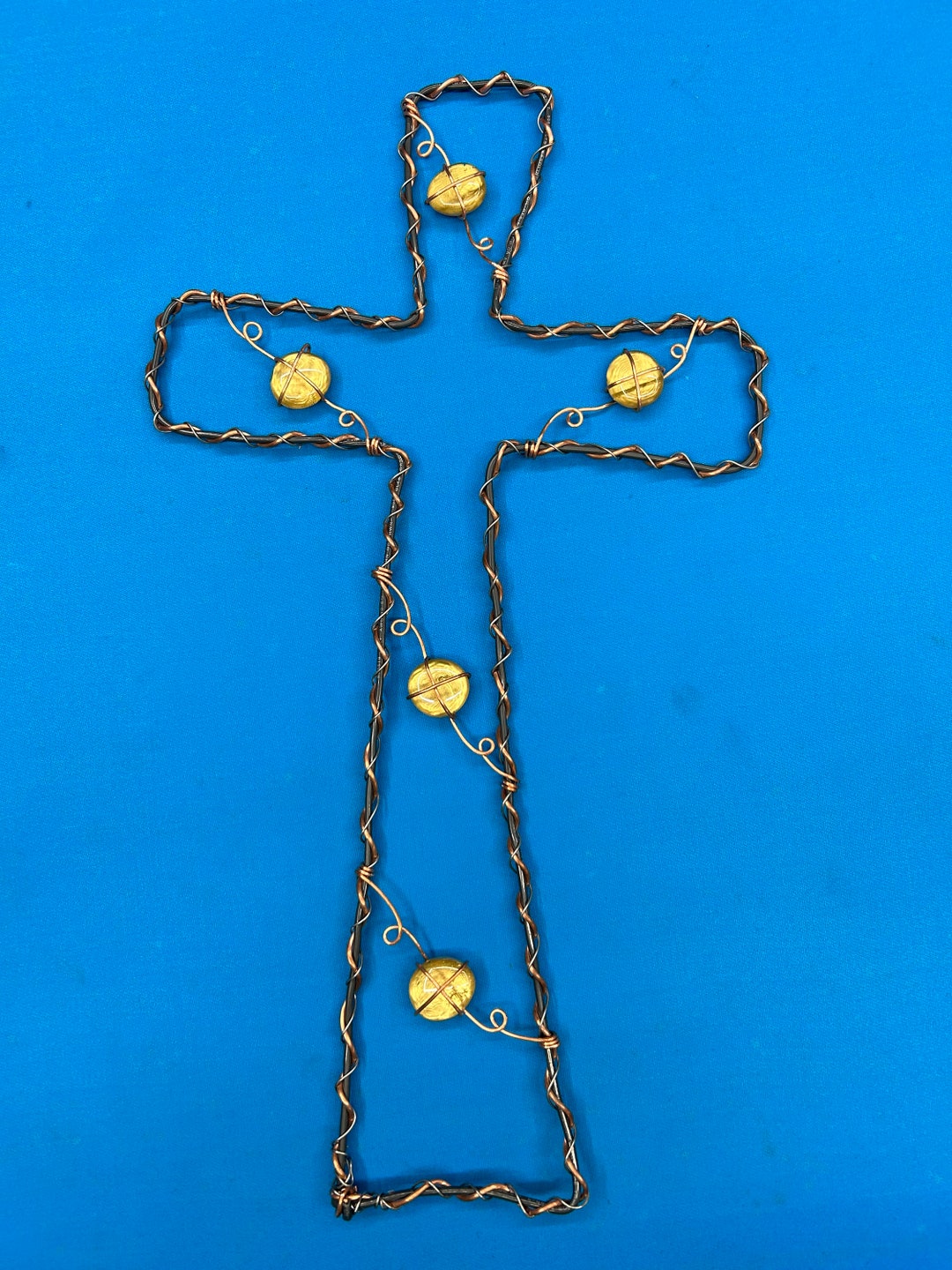 Custom Wire Art Cross - Etsy