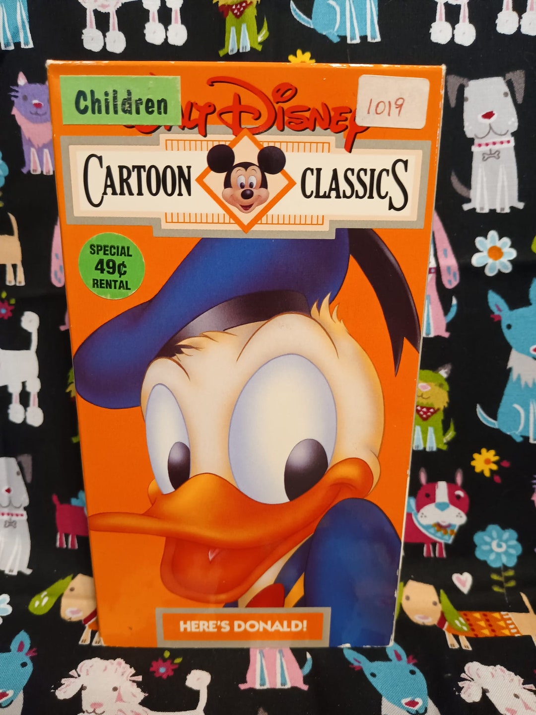 Walt Disney Cartoon Classics Volume 2: Here's Donald VHS - Etsy