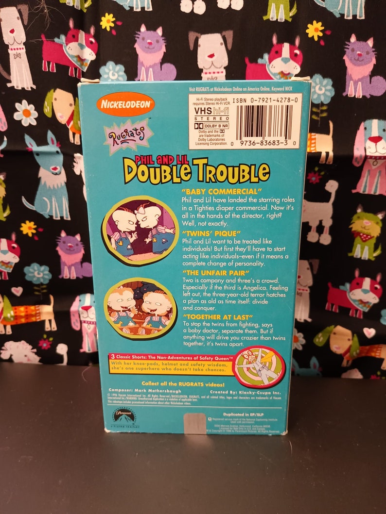 Rugrats: Phil and Lil Double Trouble VHS - Etsy