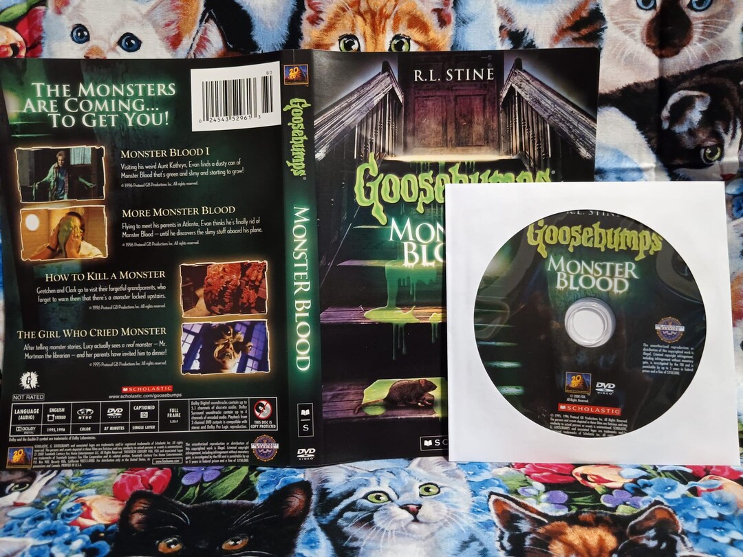 Goosebumps: Monster Blood DVD no Box - Etsy
