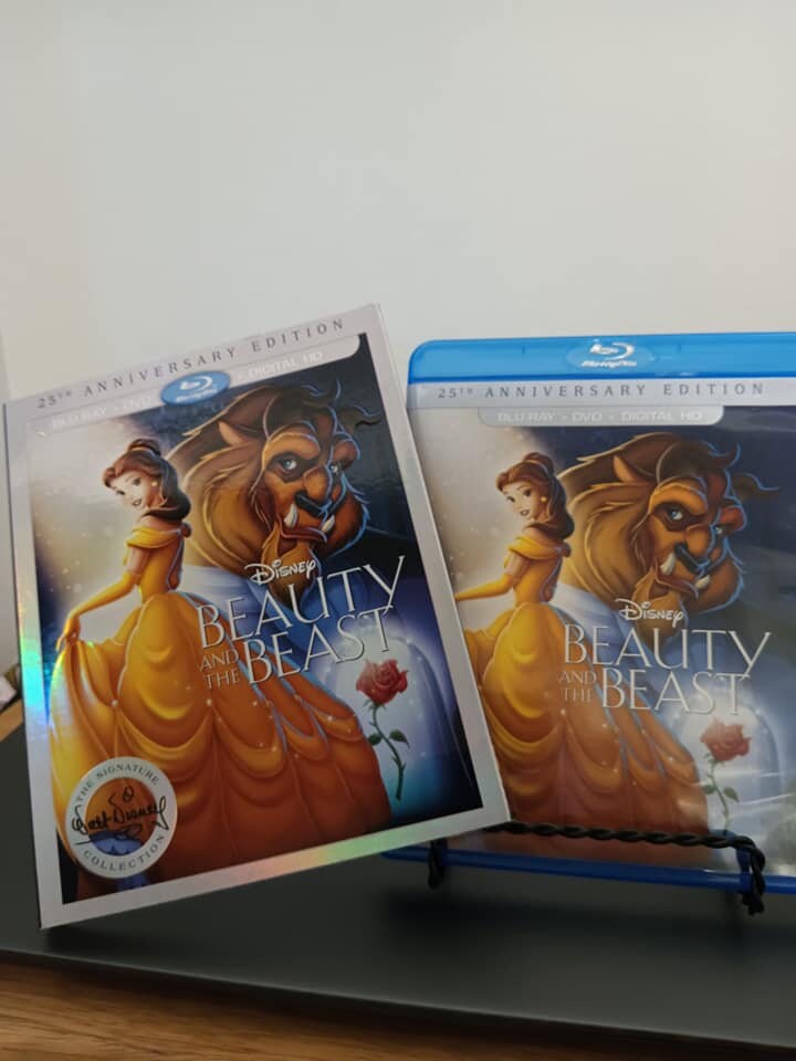 Disney's Beauty and the Beast 25th Anniversary Edition Blu-ray/dvd ...