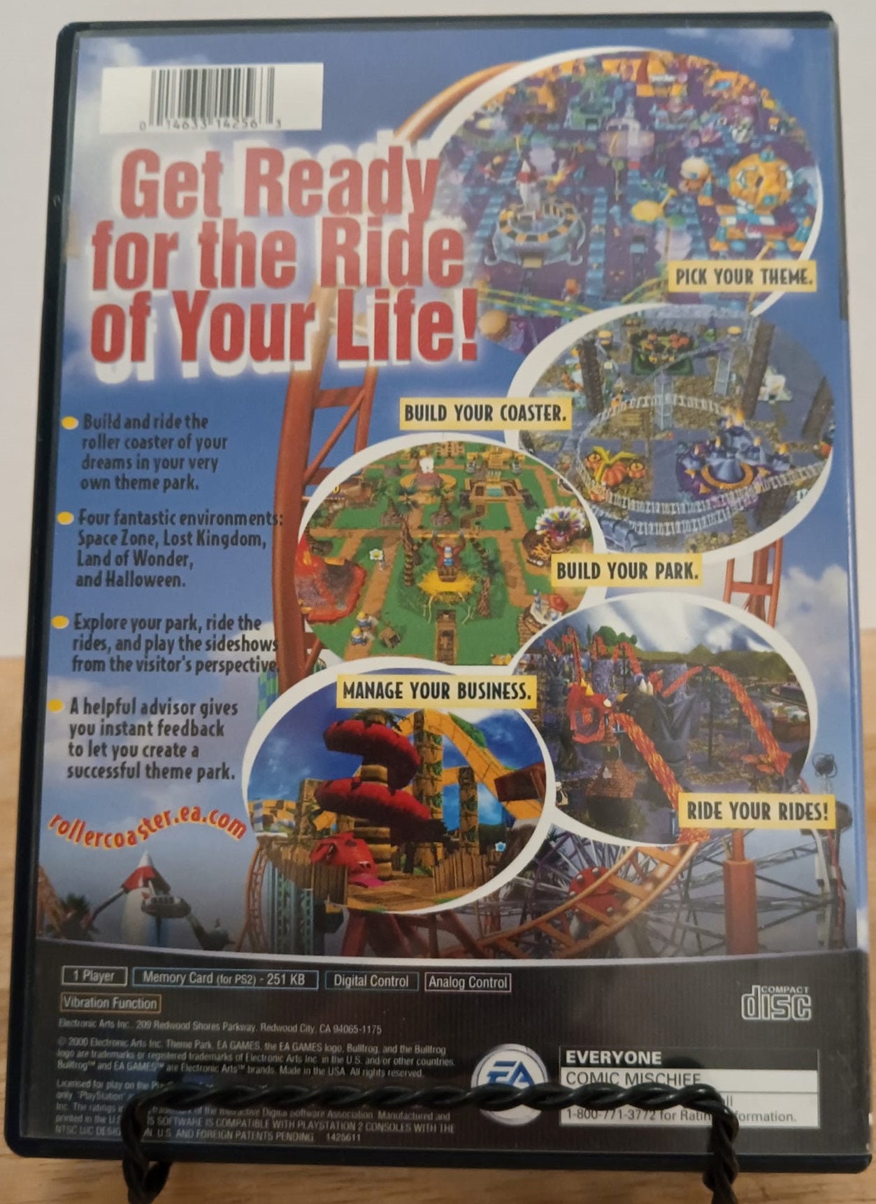 Vintage PS2 Video Game Theme Park Roller Coaster - Etsy Australia
