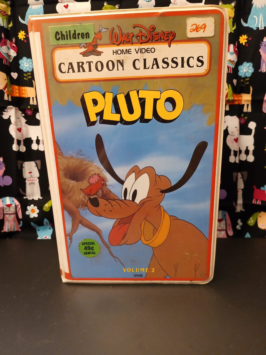 Walt Disney Cartoon Classics First Series Volume 2: Pluto VHS - Etsy