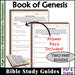 Book of Genesis Bible Study Question 2-part Guide - Etsy