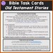Old Testament Bible Stories Trivia Cards Activity Task Cards - Etsy