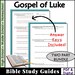 Bible Study Questions on Luke 2-part Worksheet Packet - Etsy