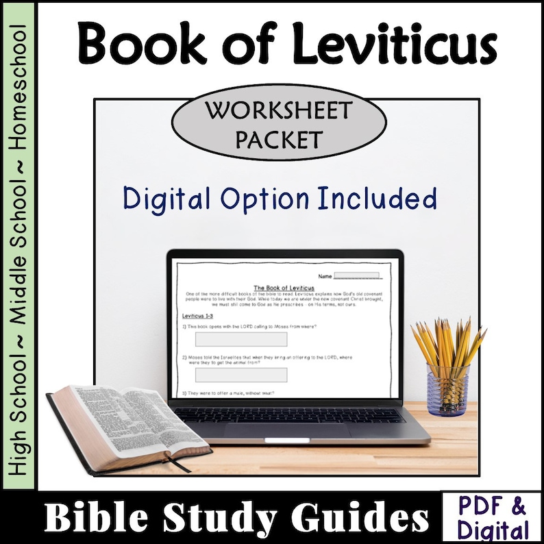 Leviticus Bible Study Questions Worksheets - Etsy