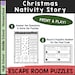 Christmas Bible Jesus Birth Nativity Christian Escape Room Advent ...