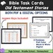 Old Testament Bible Stories Trivia Cards Activity Task Cards - Etsy