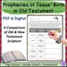 Prophecies of Jesus' Birth in Old Testament Bible Christmas Activity - Etsy