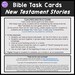 New Testament Bible Stories Trivia Cards Activity Task Cards - Etsy