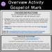 Summary of the Gospel of Mark Bible Activity Worksheets - Etsy