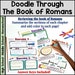 Doodle Through the Book of Romans Bible Worksheet Activity - Etsy