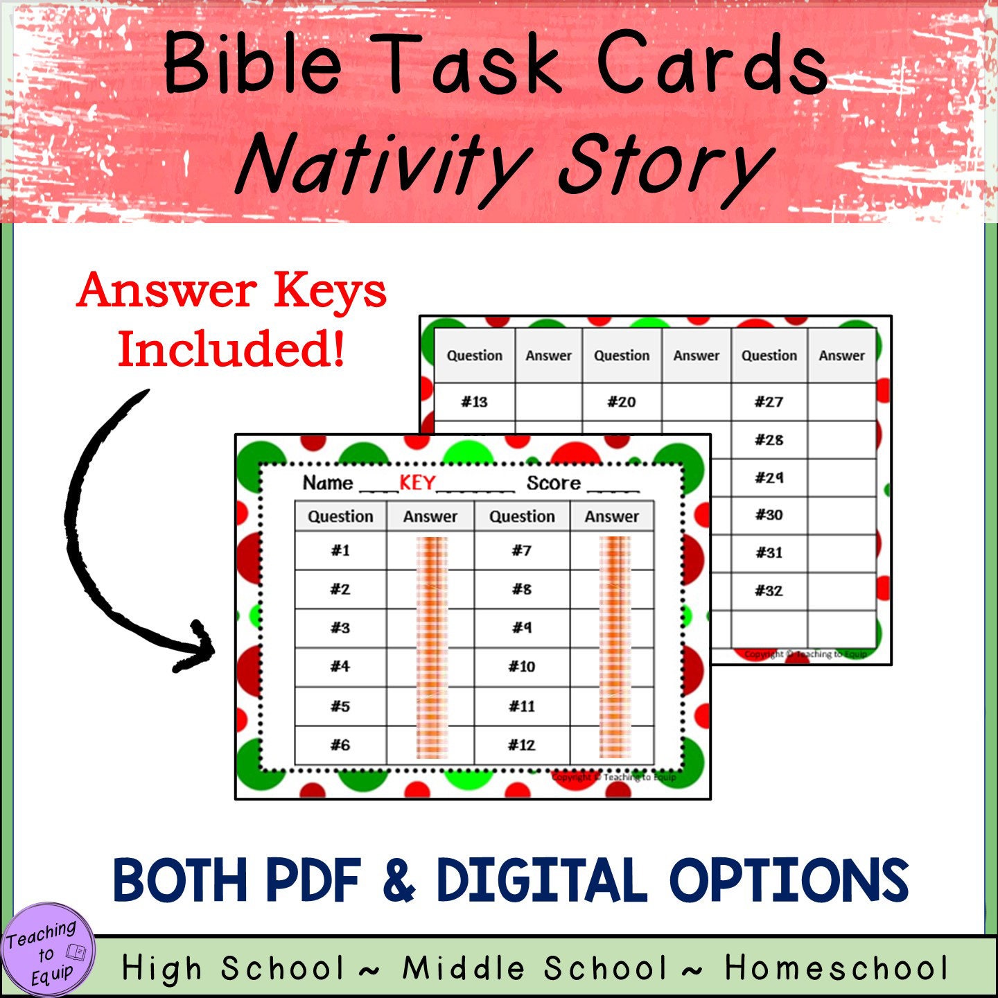 Jesus Birth Nativity Bible Trivia Task Cards Christmas Activity - Etsy