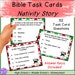 Jesus Birth Nativity Bible Trivia Task Cards Christmas Activity - Etsy