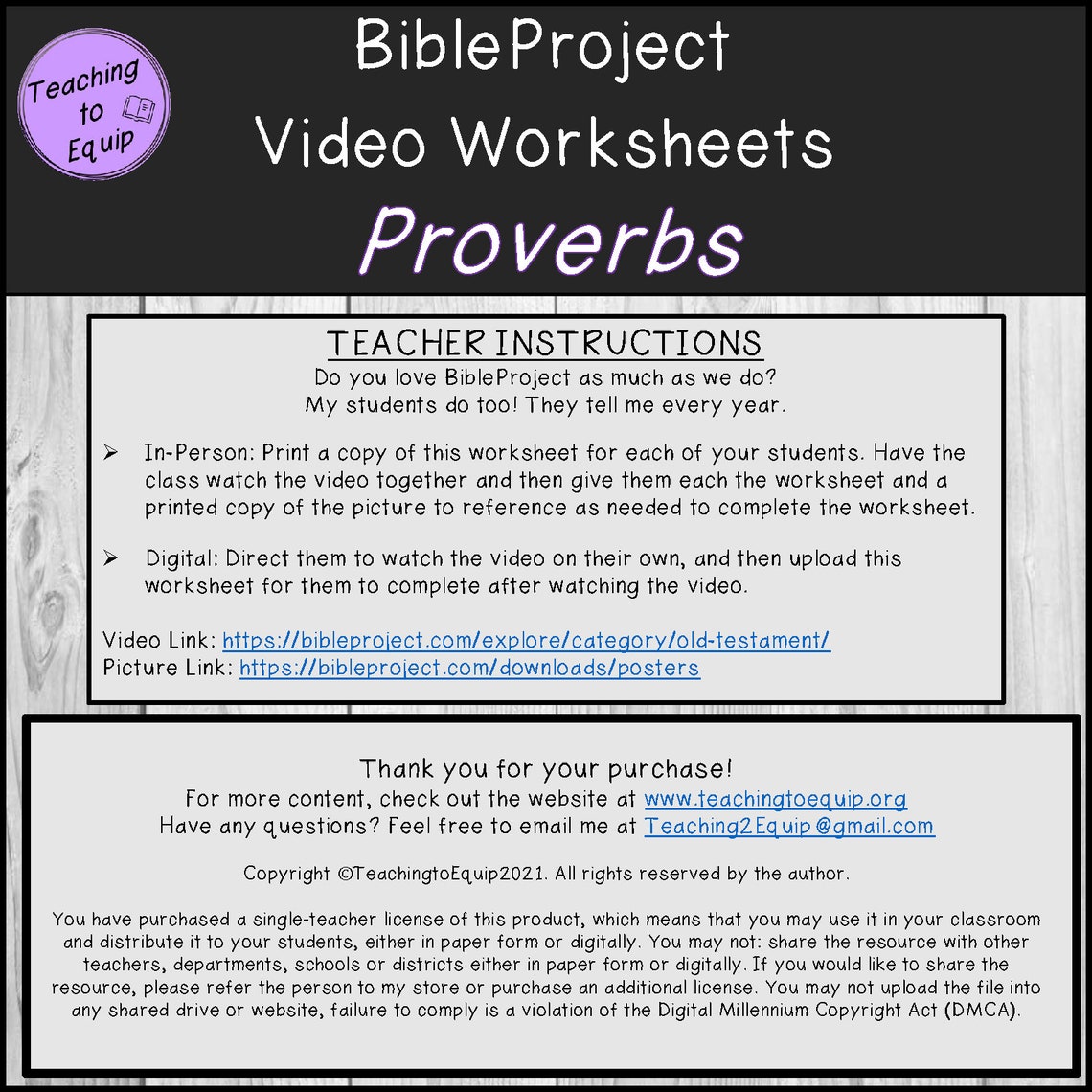 Book of Proverbs Bible Overview Summary Activity - Etsy