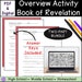 Revelation Book of the Bible Summary (2-part) Overview Activity ...