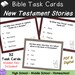 New Testament Bible Stories Trivia Cards Activity Task Cards - Etsy