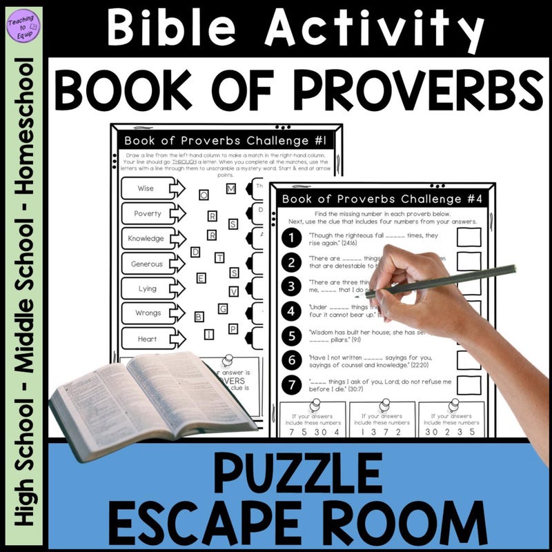 Proverbs Bible Class - Etsy