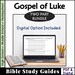Bible Study Questions on Luke 2-part Worksheet Packet - Etsy