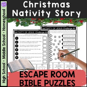 Christmas Bible Themed Escape Room - Etsy