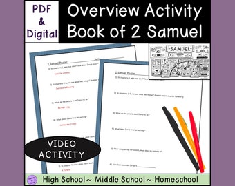 Genesis Book of the Bible Summary 2-part Activity Worksheets - Etsy