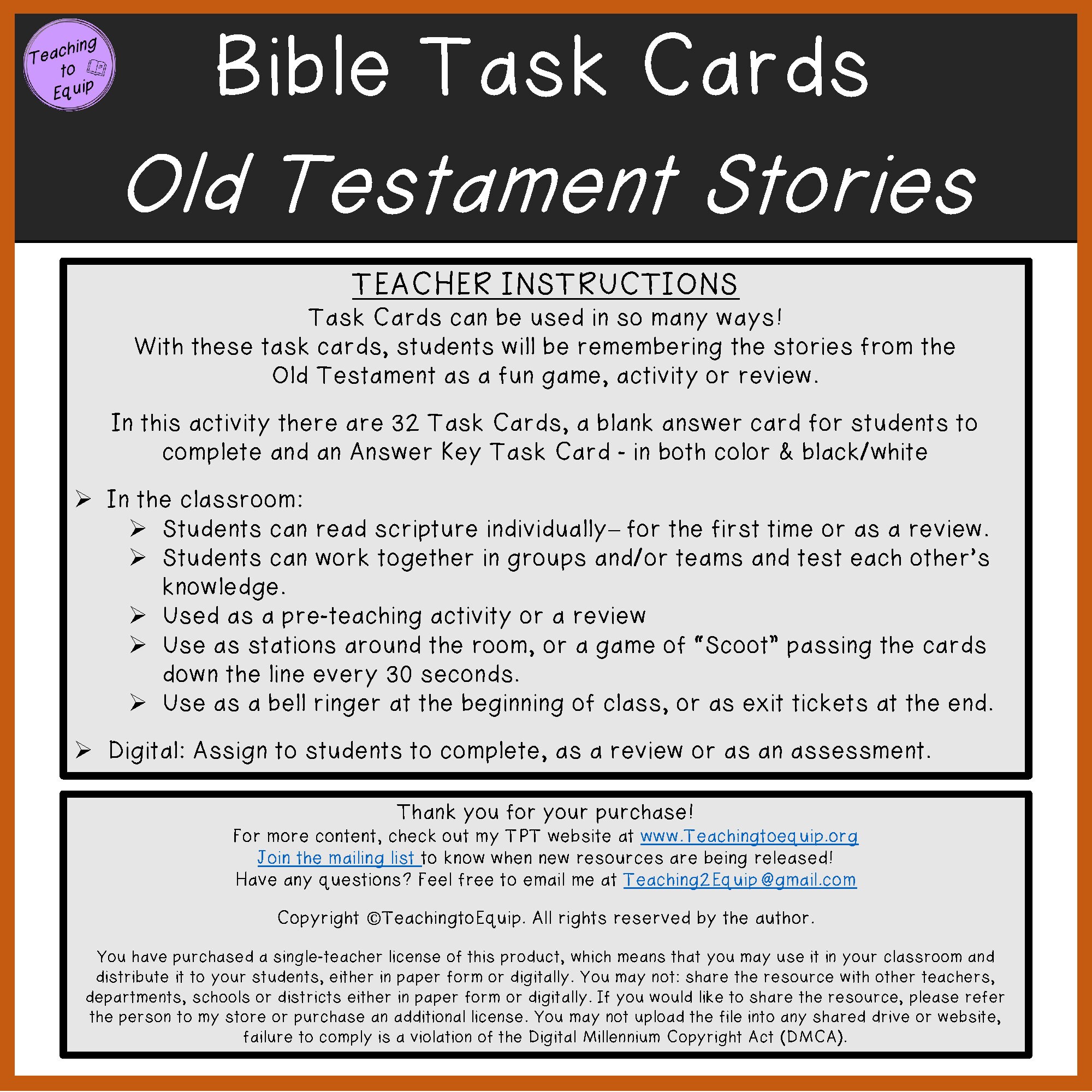 New Testament Bible Stories Trivia Cards Activity Task Cards - Etsy