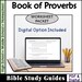Bible Study Questions for Proverbs Worksheet Packet - Etsy