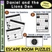 Bible Activity Lesson Daniel Lions Den Escape Room Middle & High School ...