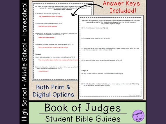 Book Of Judges Bible