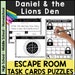 Bible Activity Lesson Daniel Lions Den Escape Room Middle & High School ...