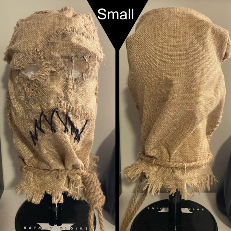 Scarecrow Mask begins Mask for Display or Cosplay - Etsy