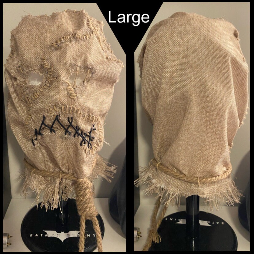 Scarecrow Mask begins Mask for Display or Cosplay - Etsy
