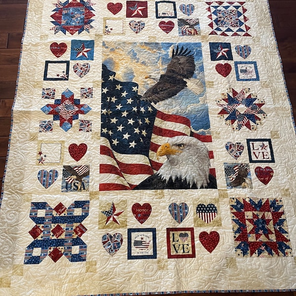 Quilt of Valor Panel - Etsy