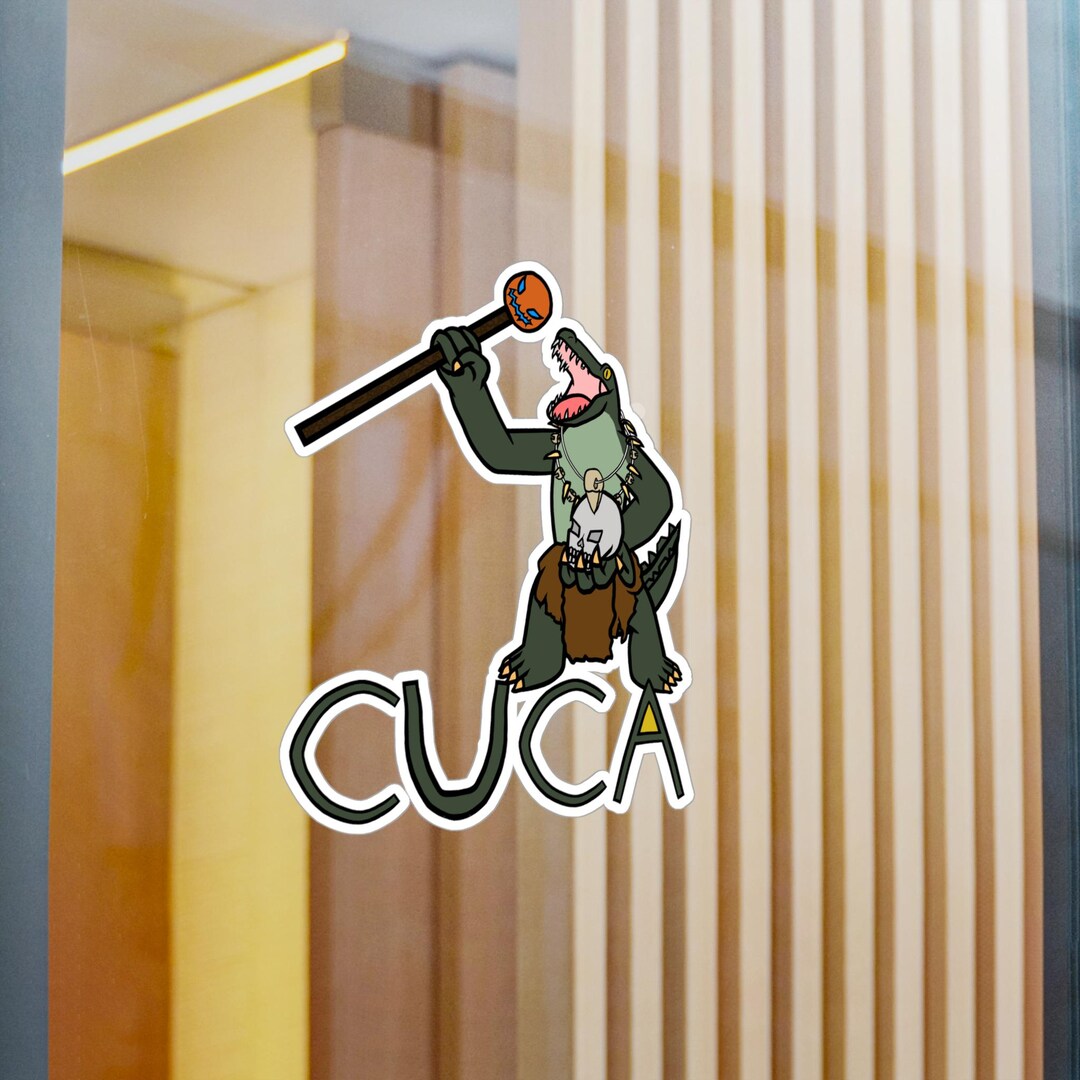 Cuca Stickers Latin American Folklore Witch Crocodile Monster Vinyl ...